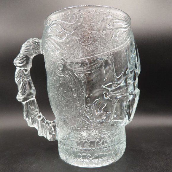 Luminarc | Dining | Luminarc Usa Knight Helmet Large Clear Glass Beer ...